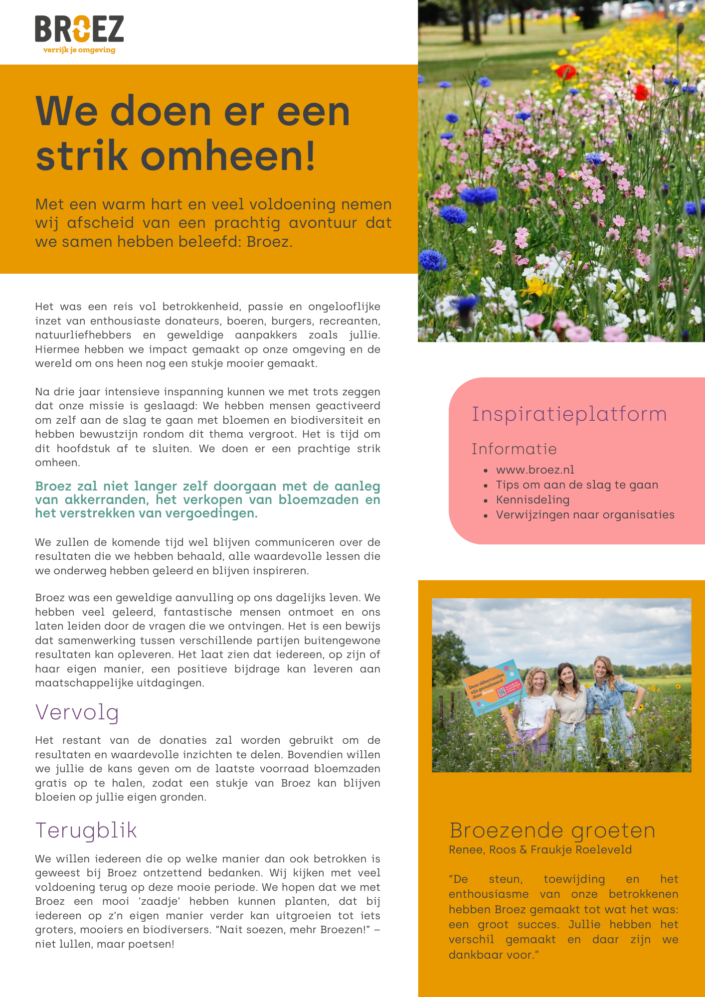 Broez - verrijk je omgeving